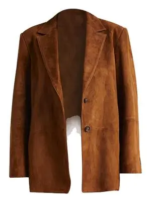 Vince Vince Suede Blazer Almond