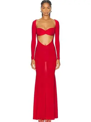 THE NEW ARRIVALS ILKYAZ OZEL Lilaea Dress - Rouge Dada
