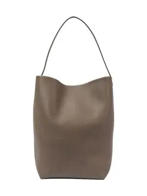 THE ROW N/s Park Large Leather Tote Bag - Brown