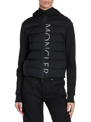 MONCLER Moncler Padded Wool Puffer Cardigan