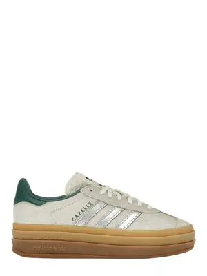 Adidas Adidas Gazelle Bold Sneakers Off White/silver Metallic/collegiate Green