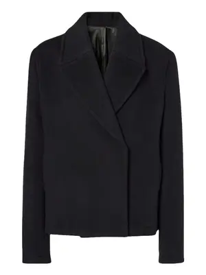 TOTÊME Cropped Wool-blend Peacoat