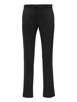GUCCI Gucci GG Cotton-Blend Straight Trousers