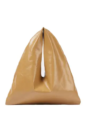 THE ROW Bindle Small Leather Tote Bag - Brown