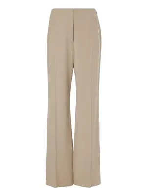 Tove Auden High-rise Wide-leg Pants - Beige
