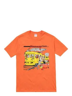Supreme Wilfred Limonius Punany Train Tee Shirt Orange