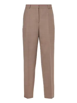 TOTEME Low-rise Straight Leg Pants - Beige