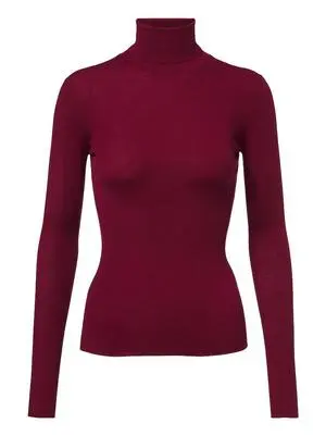 Dolce & Gabbana Cashmere Turtleneck Sweater - Burgundy
