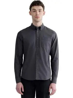 Everlane Slim Oxford Shirt Slate Grey