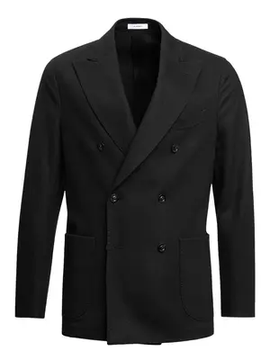 Boglioli Double-breasted Sport Coat - Black