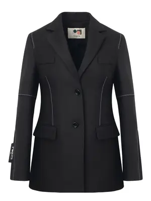 Ports 1961 Single-breasted Blazer - Black