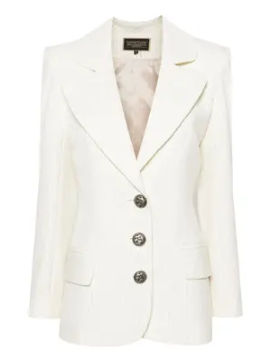 MITILIANE COUTURE Pinstriped Blazer - Neutrals
