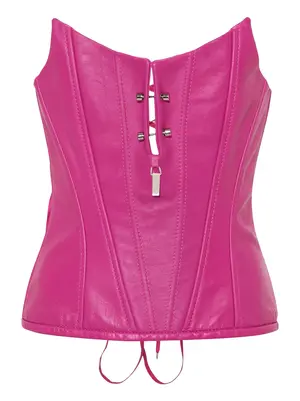 MITILIANE COUTURE Piercing-detail Top - Pink