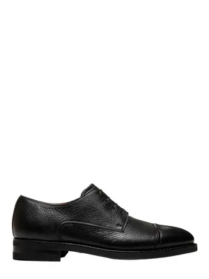 Bally Leather Derby Shoes - Black