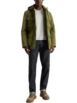 Woolrich Hooded Padded Jacket - Green