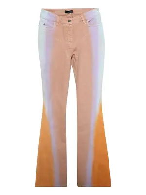 MUGLER Mugler Gradient-Effect Flared Jeans