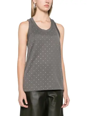 Fabiana Filippi Jersey Vest - Grey