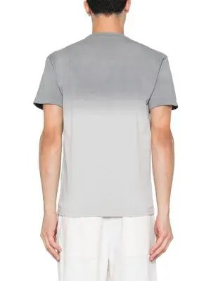 JW Anderson Logo-embroidered Gradient T-shirt - Grey