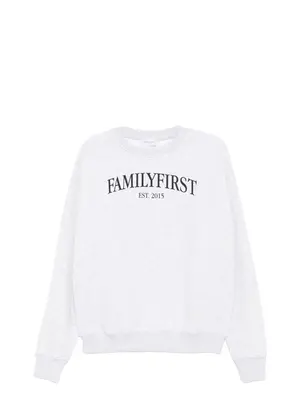 FAMILY FIRST Logo-print Sweatshirt - Grey