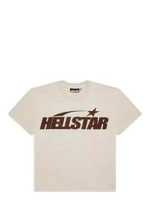 HELLSTAR Classic T-shirt - White/brown