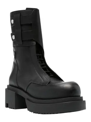 Rick Owens 80mm Field Bogun Boots - Black