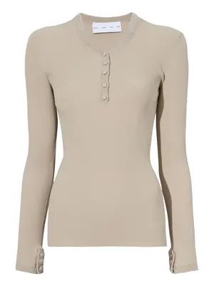 Proenza Schouler White Label Isla Knitted Top - Neutrals