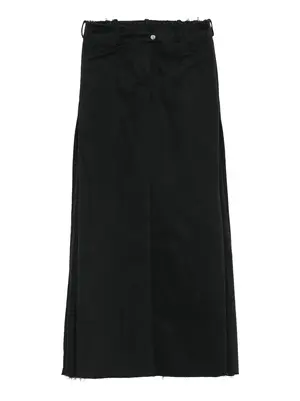 SINEAD O'DWYER Fold Maxi Skirt - Black