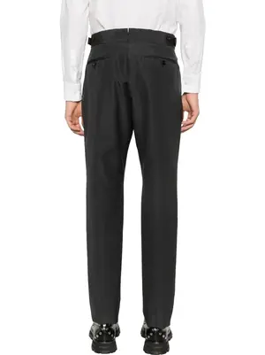 TOM FORD Belted Tailored Trousers - Grey