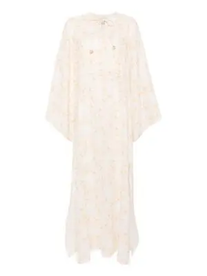 BAMBAH Daisy Moza Dress - White