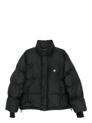 COURREGES Quilted Padded Jacket - Black