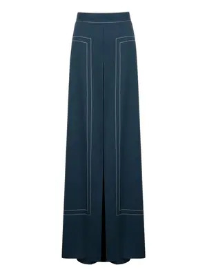 Ports 1961 Contrast-stitching Trousers - Blue