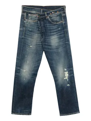 R13 R13 Crossover Straight Leg Jeans