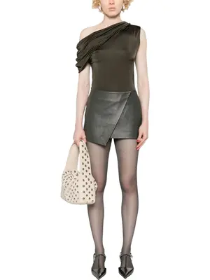 THE FRANKIE SHOP Cleo Mini Skirt - Grey
