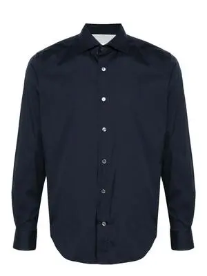 Eleventy Poplin Shirt - Blue