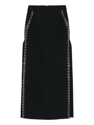 PACO RABANNE Rabanne Rhinestone-Embellished Maxi Skirt