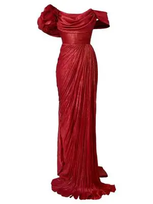 IRIS SERBAN Zara Gown - Red