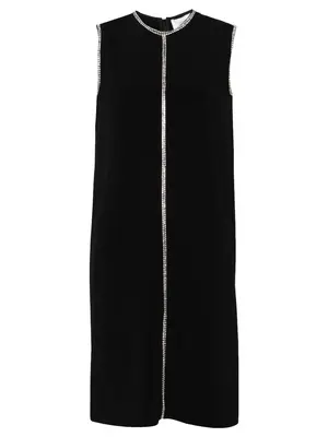 Sportmax Crystal-embellished Mini Dress - Black