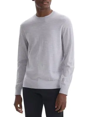 Theory Theory Regal Wool Crewneck Sweater Vapor Melange