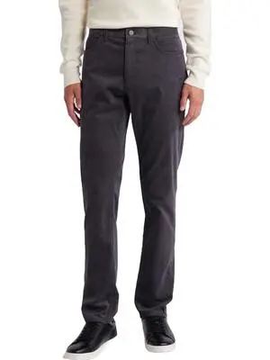 Theory Theory Slim Fit Stretch Corduroy Pants Dark Grey