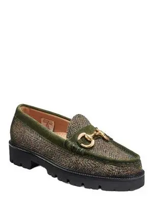G.H.BASS Lincoln Super Bit Loafer - Grn Combo