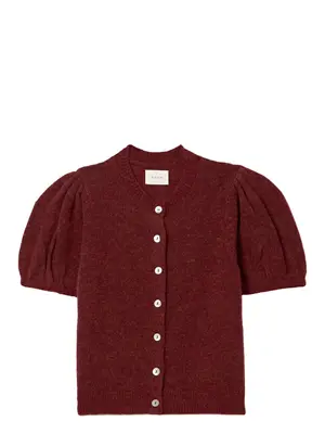 DÔEN Anisa Knitted Cardigan Burgundy