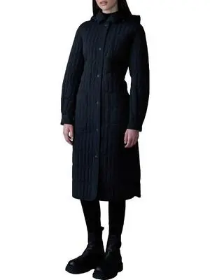 Mackage Tadoka Long Hooded Coat - Black