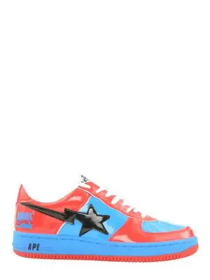 A BATHING APE Marvel Comics X Sta Fs-001 Low 'spider Man' Sneakers - Blue