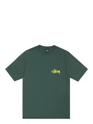 StÜssy Old Phone Tee 'forest - Green