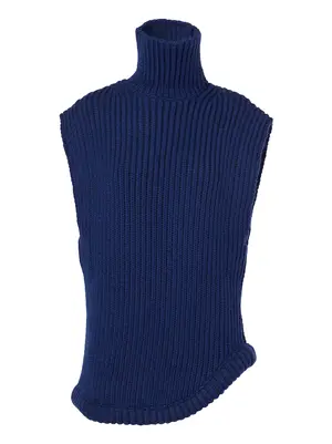 Victoria Beckham Turtleneck Sweater Vest - Blue