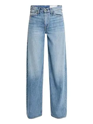Rag & Bone Featherweight Sofie High-rise Wide-leg Jeans - Beverly
