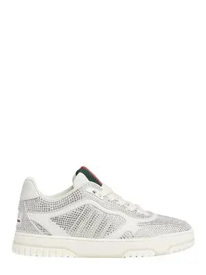 Gucci Crystal-embellished Low-top Sneakers - Great White