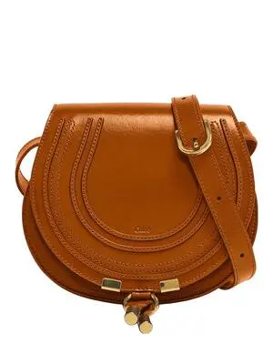 Chloé Chloe Marcie Small Crossbody Bag Clay Brown
