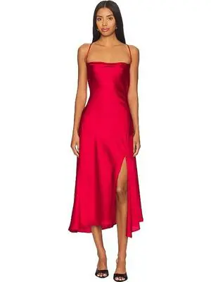 Astr The Label Gaia Dress - Red