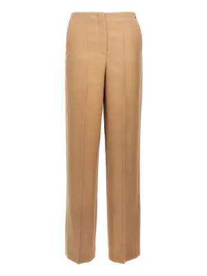 Fendi Grain De Poudre Trousers - Brown